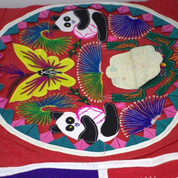Bedding | Vintage Hand Made Folk Art Chinese Bai Jia Bei Patchwork ...